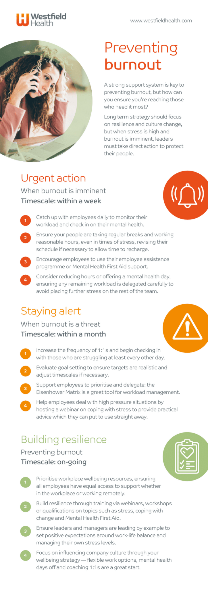 How to prevent employee burnout | Westfield Health